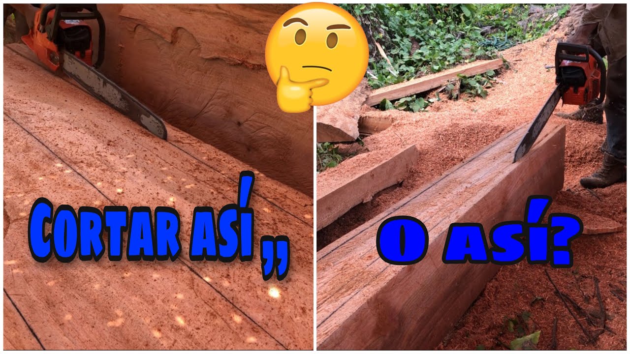 2 formas de aserrar madera (madera suave, madera dura)como cortar ...