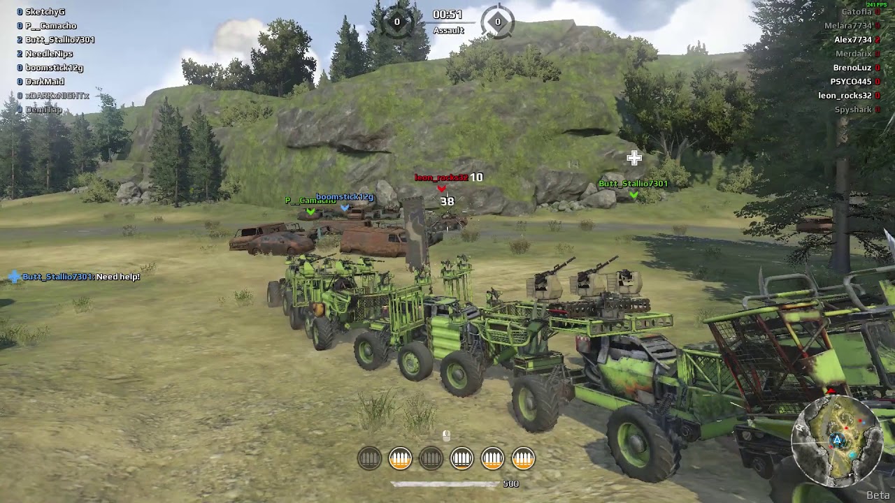 Crossout: Clan Boogers. 5-man Train. - YouTube
