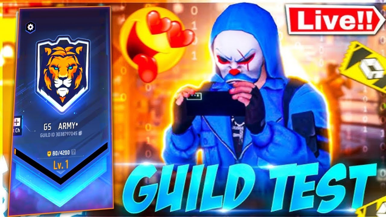 HARDEST GUILD TEST LIVE 🔴GAMER SAJID || 1VS1 GUID TEST 💫@NonstopGaming ...