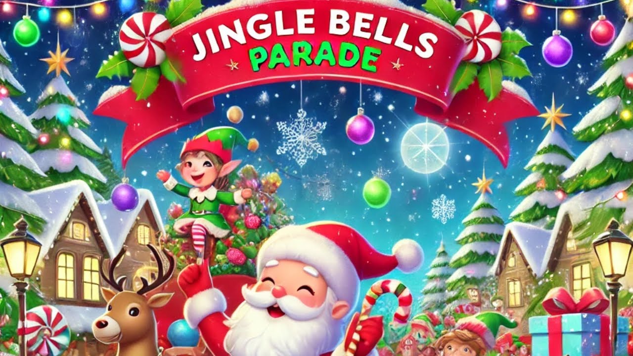 Santa's Crew Jingle Bells Parade: A Fun Christmas Dance Song for Kids ...