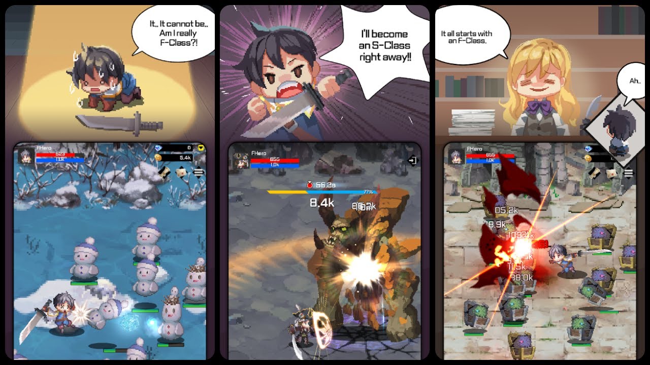 F Class Adventurer Mobile Game | Gameplay Android & Apk - YouTube