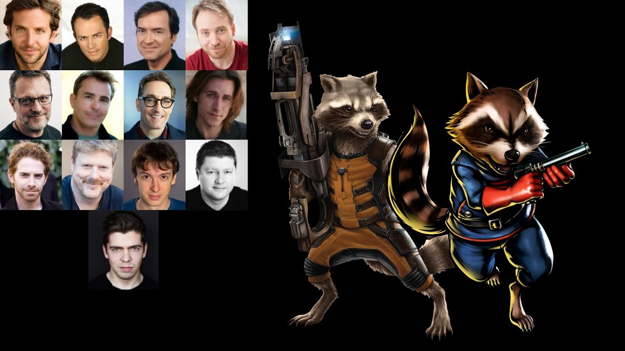 Animated Voice Comparison- Rocket Racoon (Guardians of the Galaxy ...