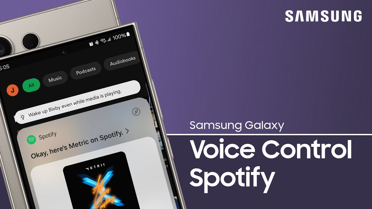 Use a voice assistant to control Spotify | Samsung US - YouTube