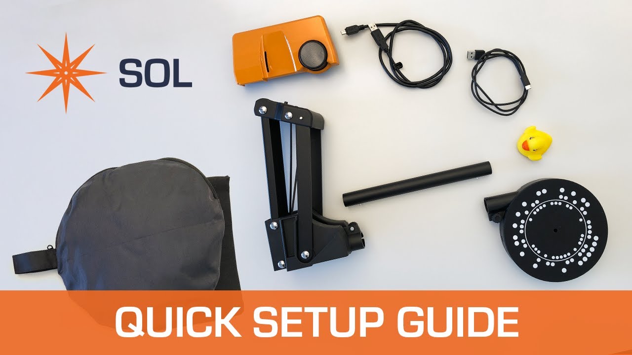 Quick setup guide - SOL 3D Scanner by Scan Dimension - YouTube