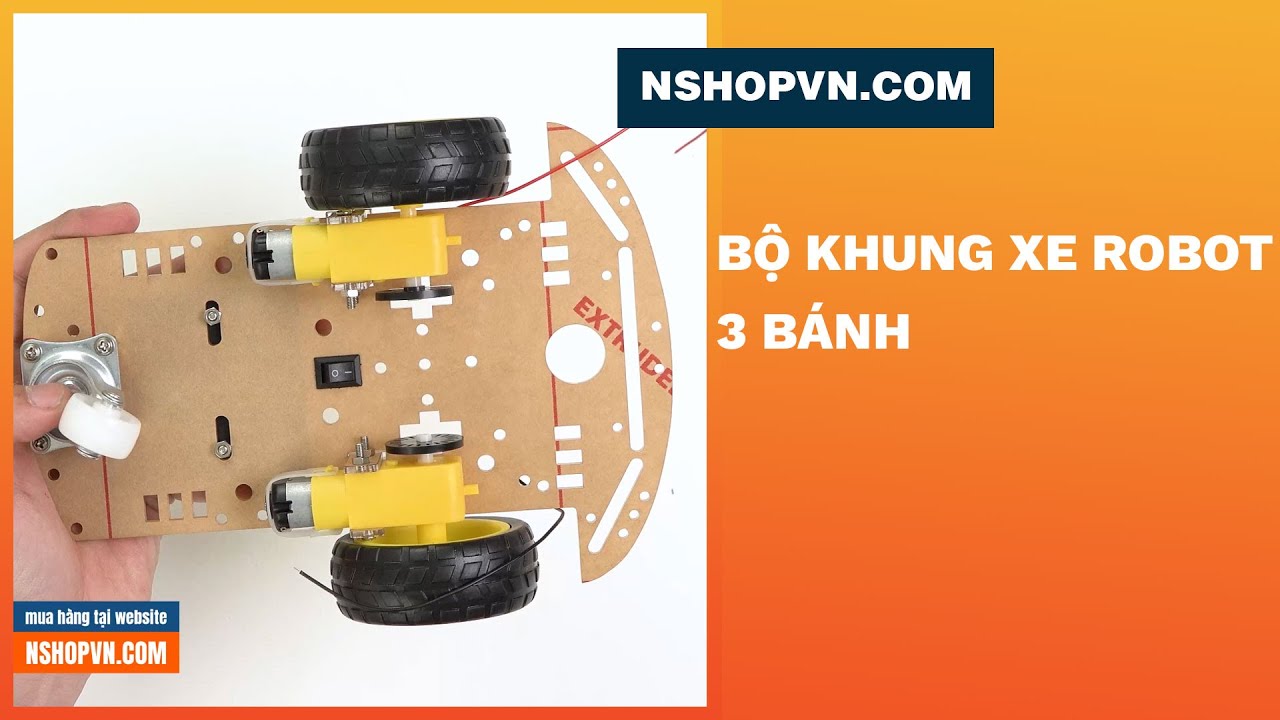 Bộ khung xe robot 3 bánh (UO78)#Shorts - YouTube