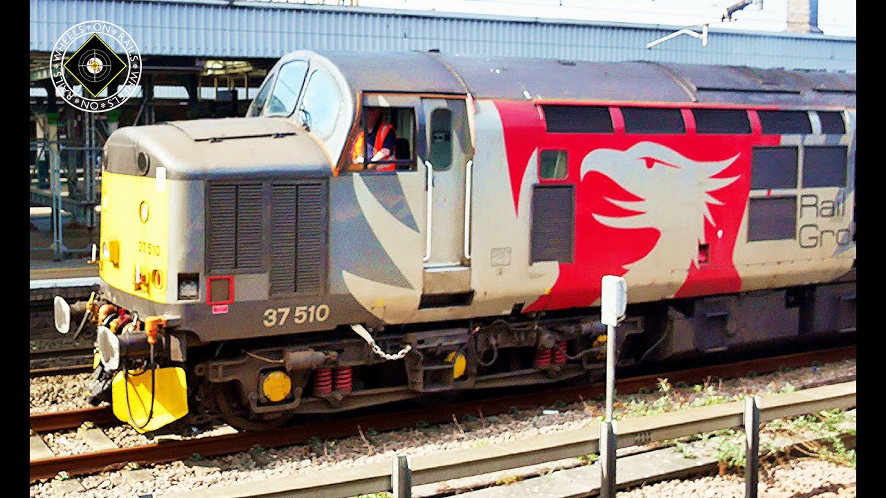 ROG 37 510 'Orion' on an EMU drag at Nuneaton, 4/4/25 #networkrail # ...