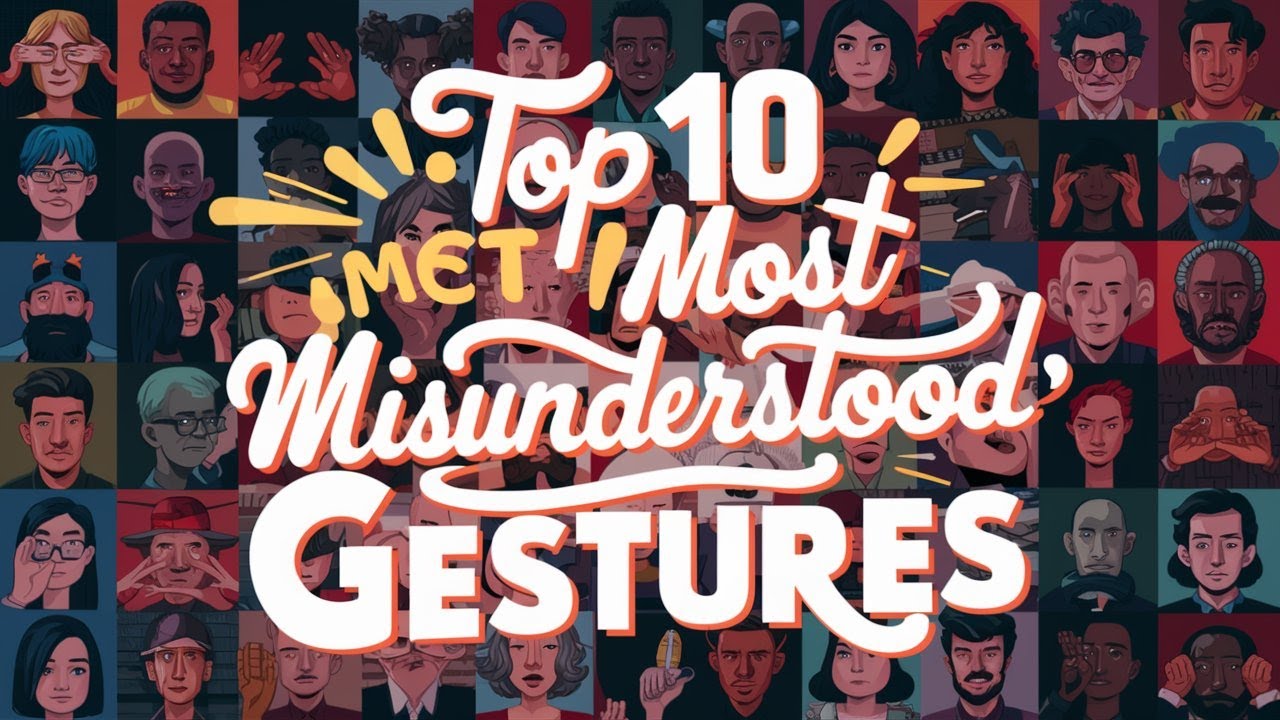 Top 10 Most Misunderstood Gestures Around the World - YouTube