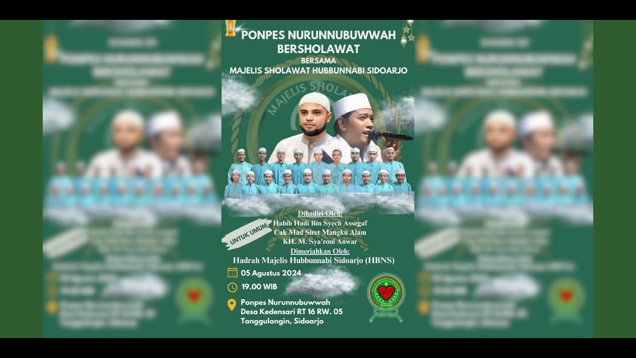 HABIB HADI ASSEGAF DAN CAK MAD SIRET MANGKU ALAM : PONPES NURUNNUBUWAH ...