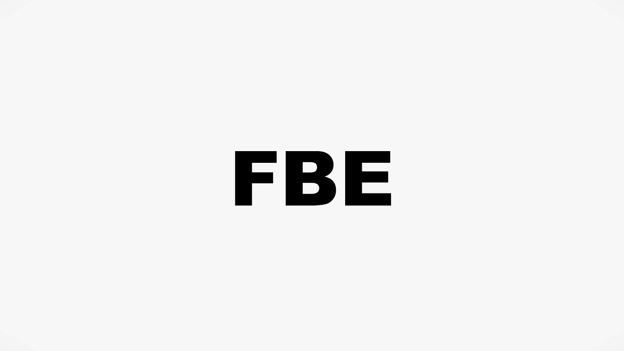 How to Pronounce FBE - YouTube