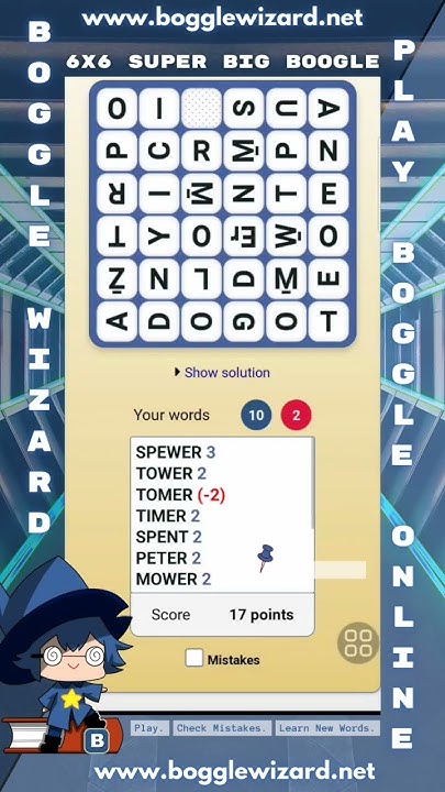 6x6 Super Big Boggle | Play Boggle Online with Boggle Wizard #shorts #boggle @bogglewizard - YouTube