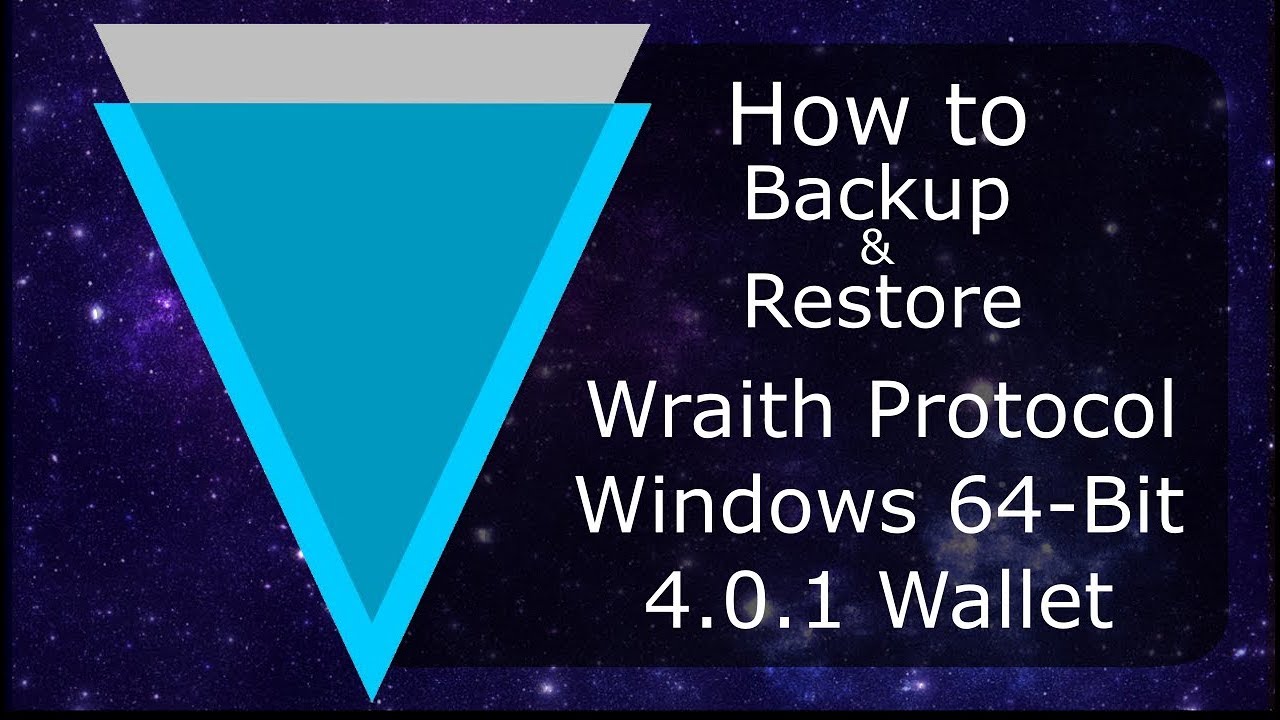 How to Backup and Restore Verge Wallets - YouTube