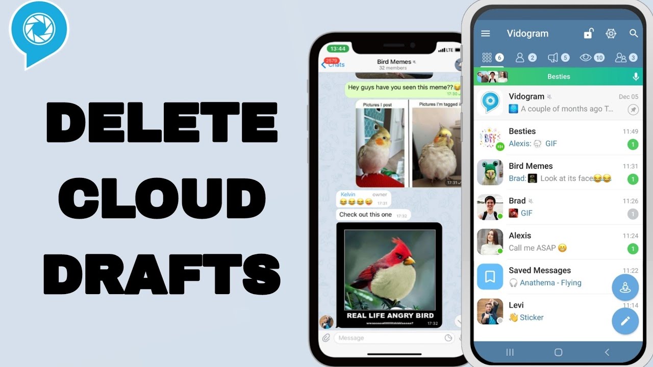 How To Delete Cloud Drafts On Vidogram App | Step By Step - YouTube