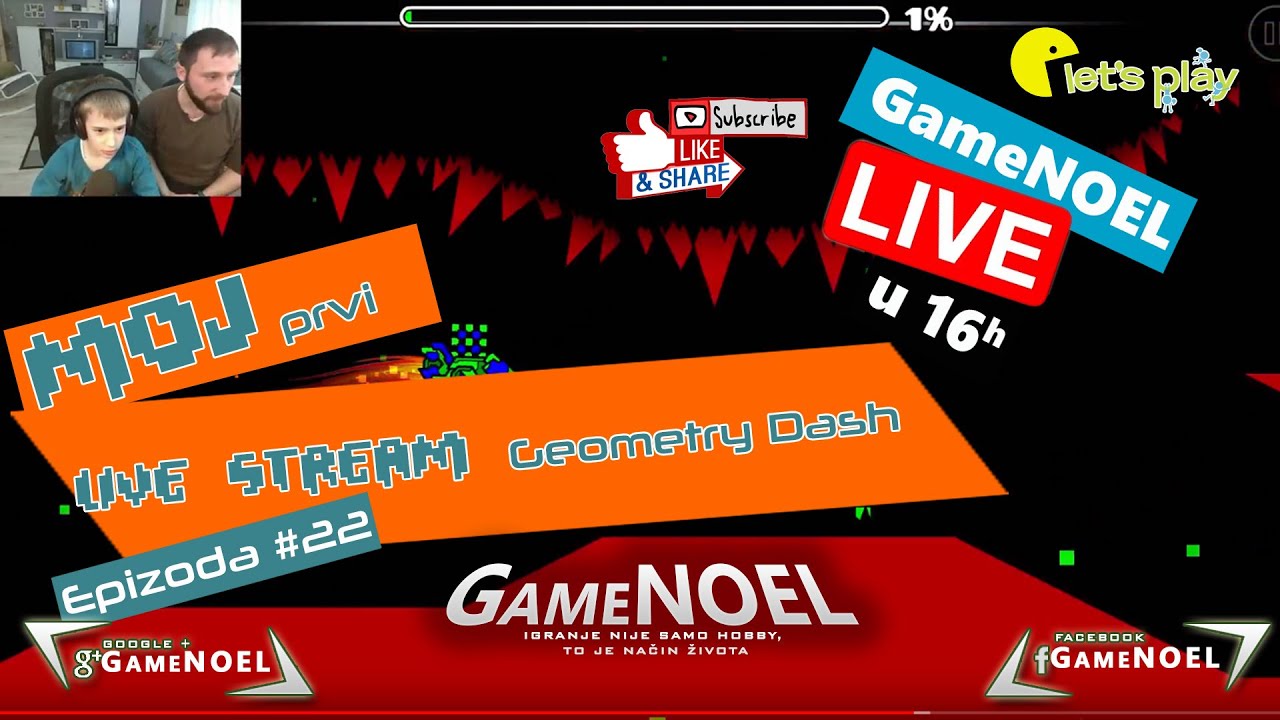 Geometry Dash LIVE stream! - YouTube