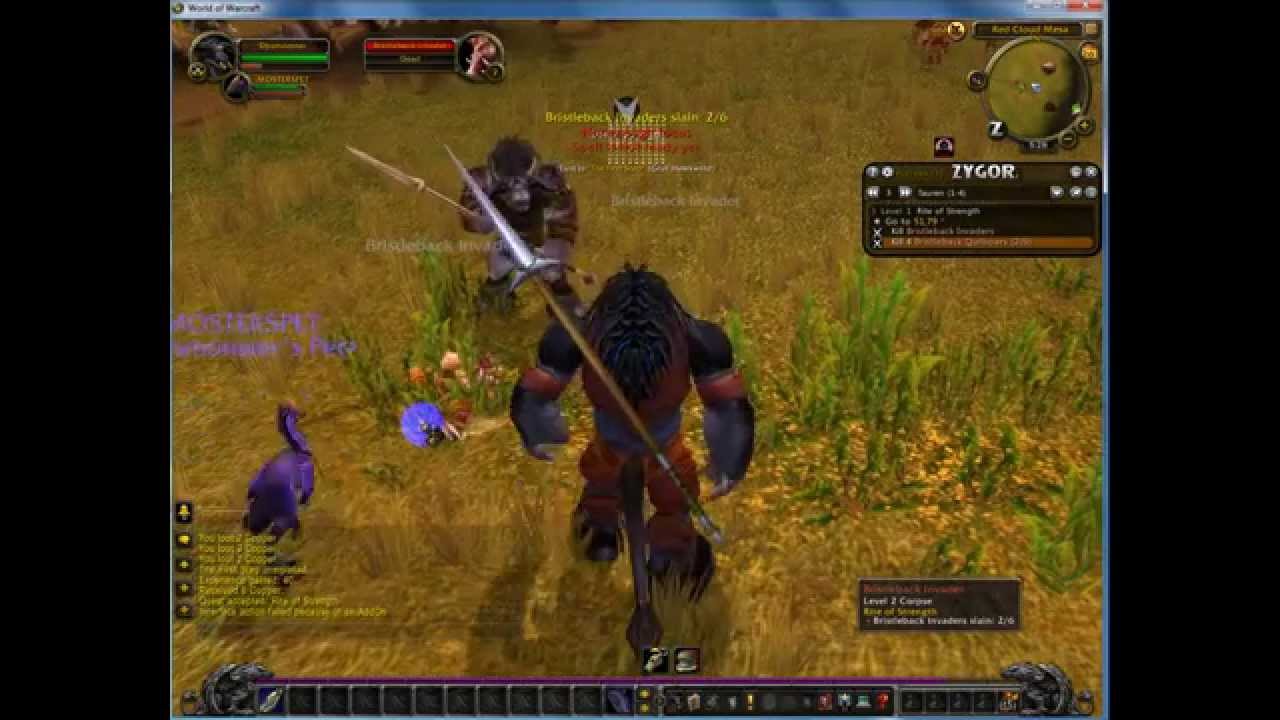 WORLD OF WARCRAFT LETS PLAY TAUREN HUNTER PART 1 - YouTube