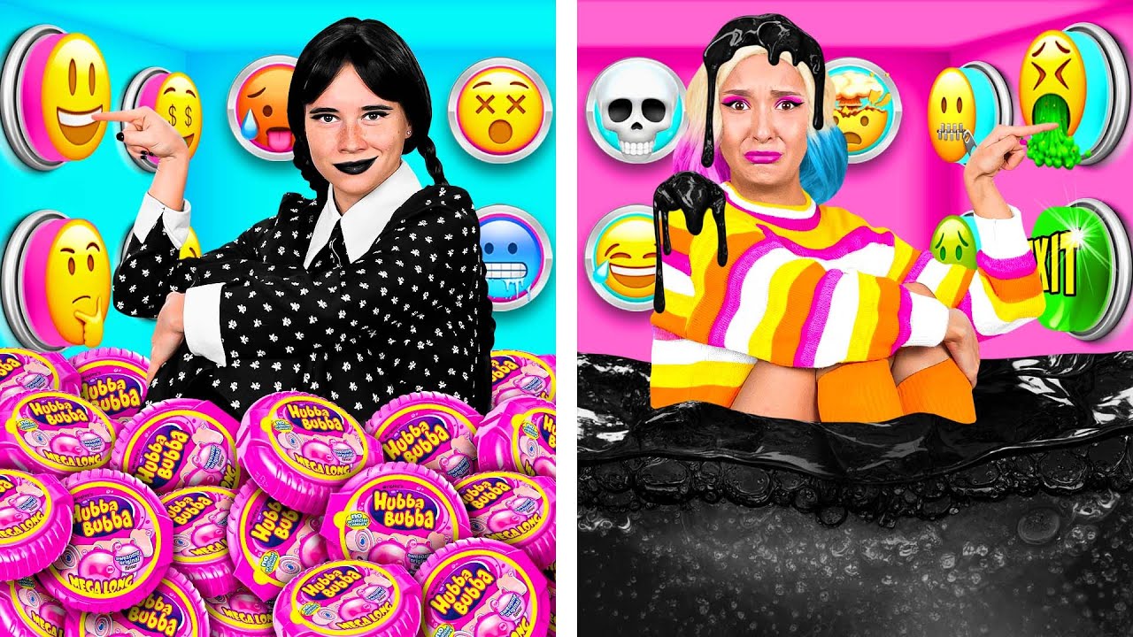 1000 मिस्ट्री बटन चैलेंज केवल 1 आपको भागने देता है | हंसी के क्षण Crazy ...