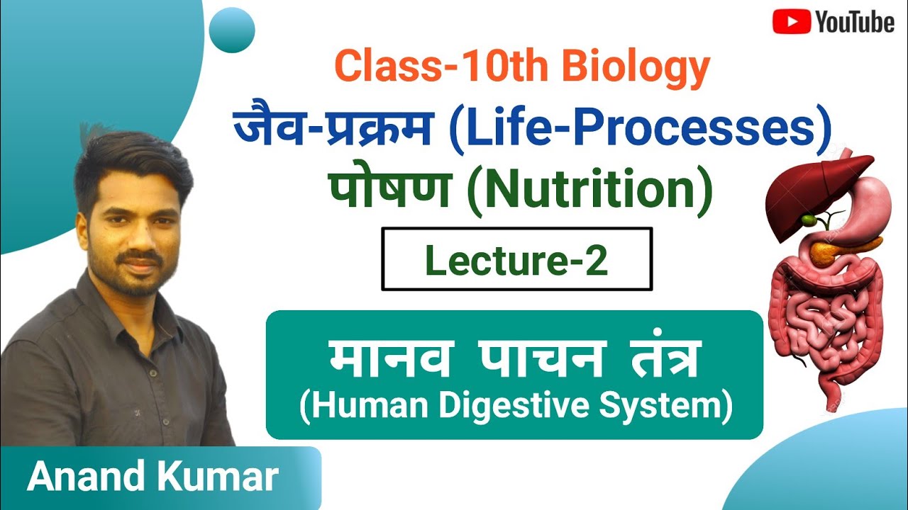 Life Process Nutrition Lecture-2 Class 10 || Human digestive system ...