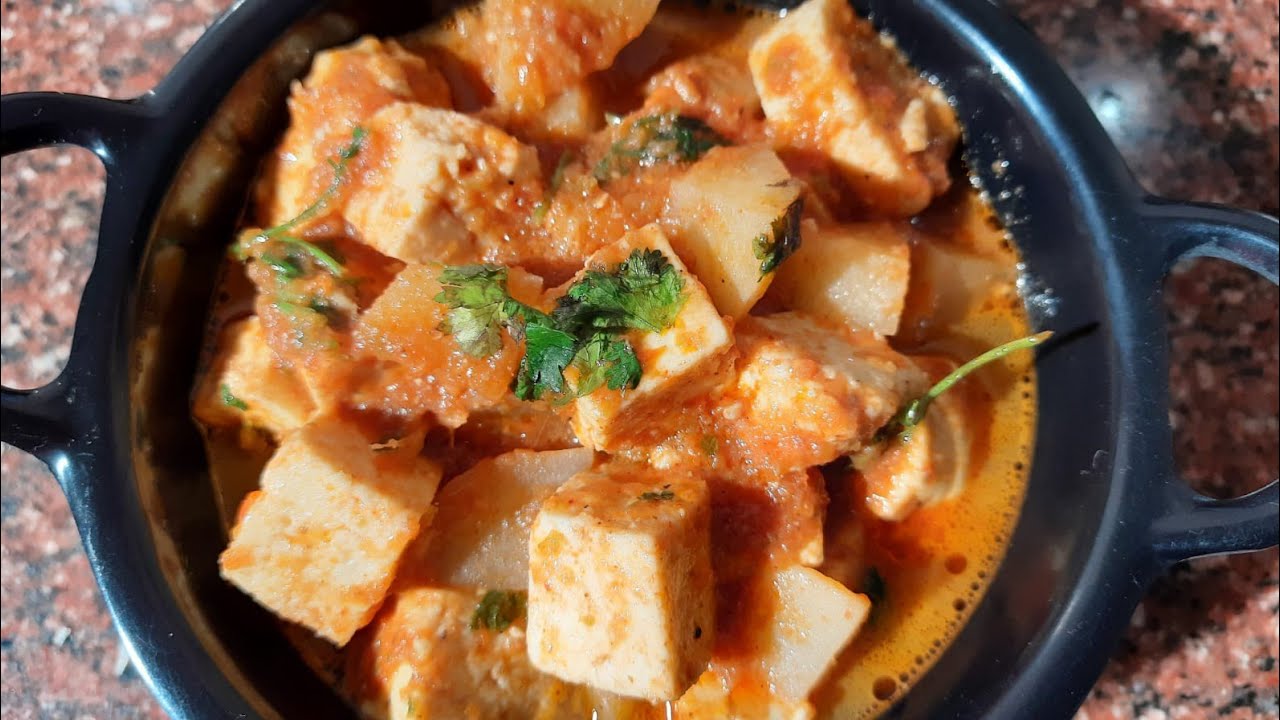 Potato Paneer Curry | Potato Recipes | Paneer Recipes - YouTube