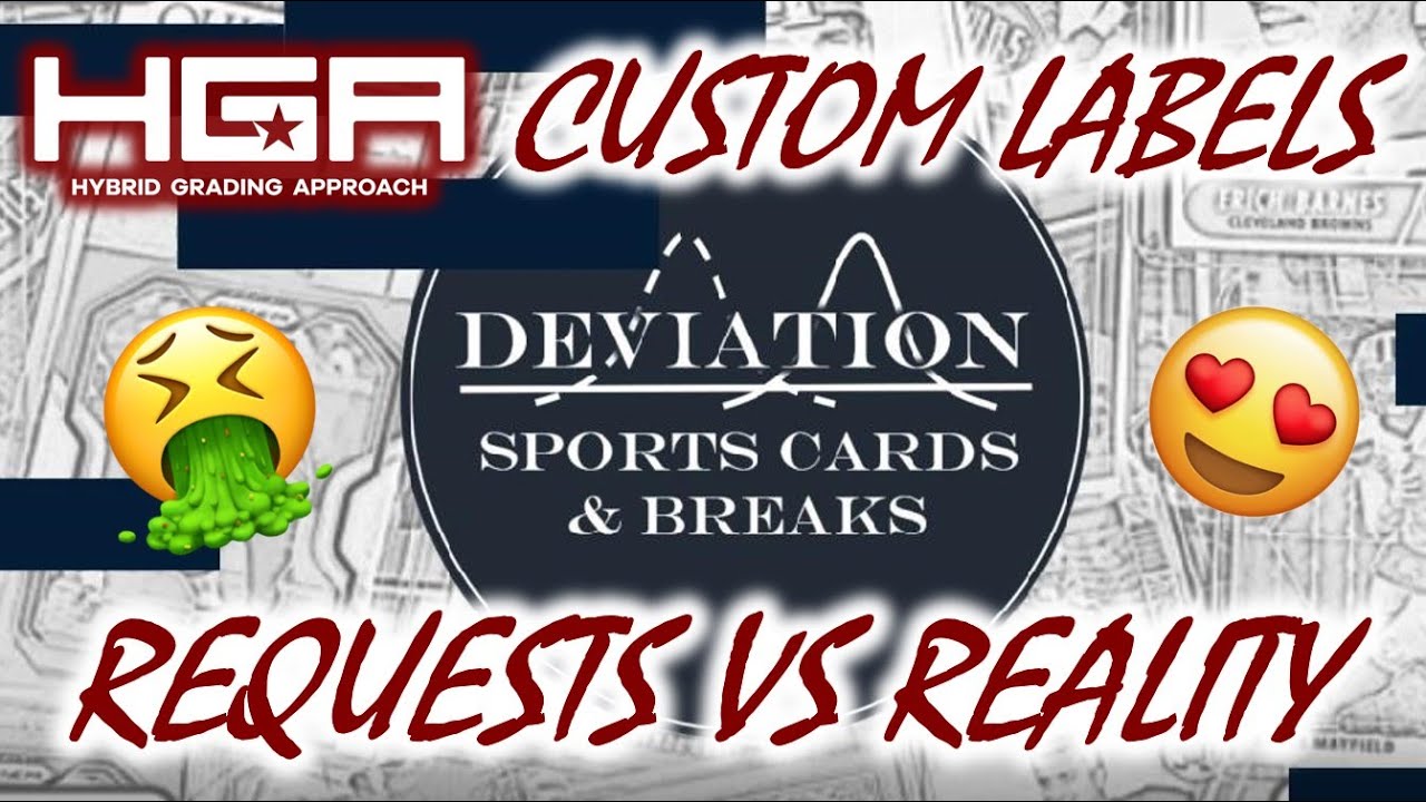 HGA Custom Labels - REQUEST VS REALITY - YouTube