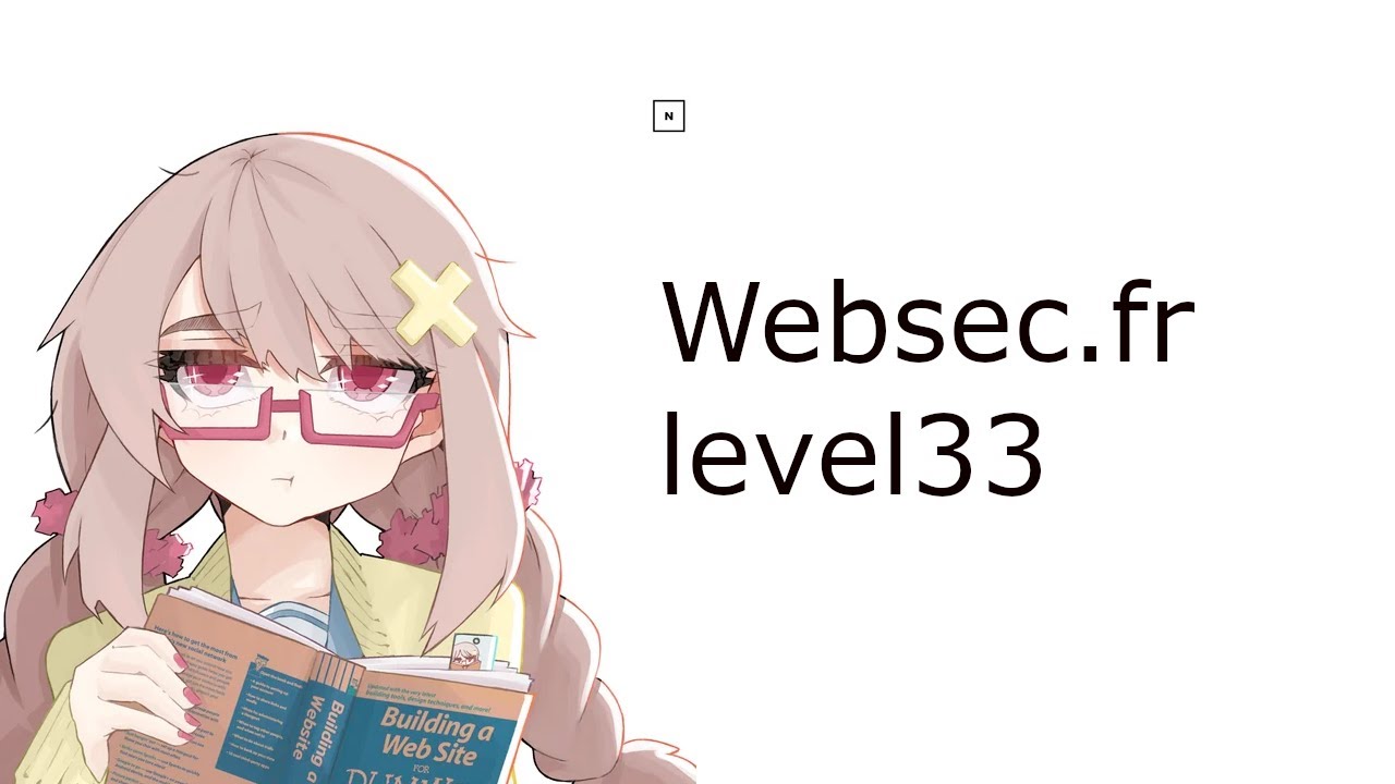 Websec.fr - level33 - YouTube