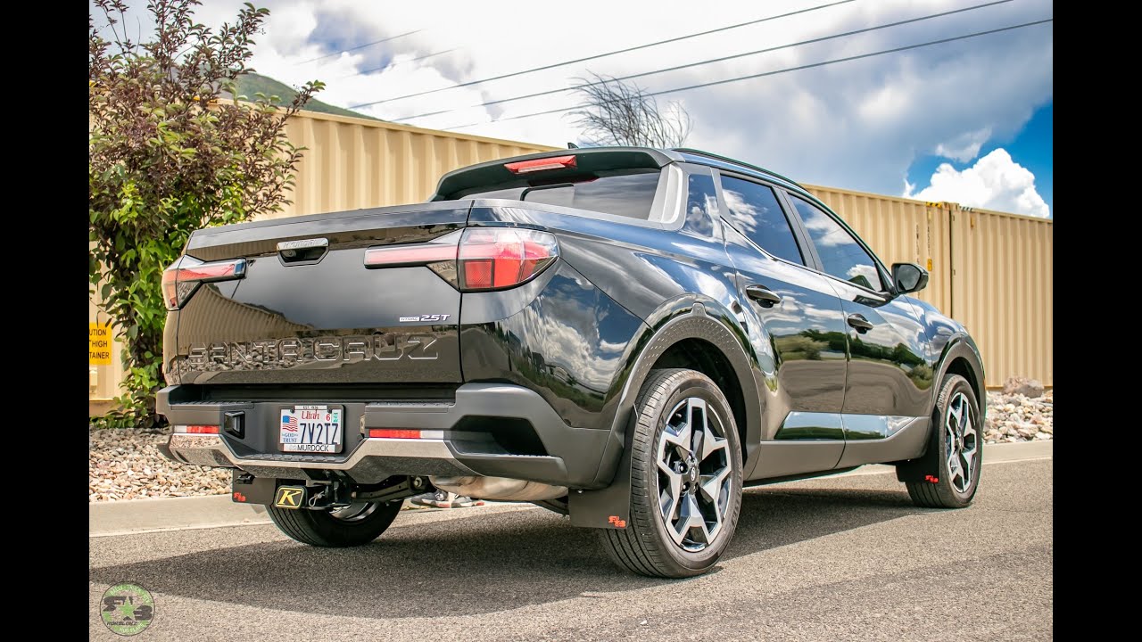2022+ Hyundai Santa Cruz: How to install the Rokblokz Mud Flap kit ...
