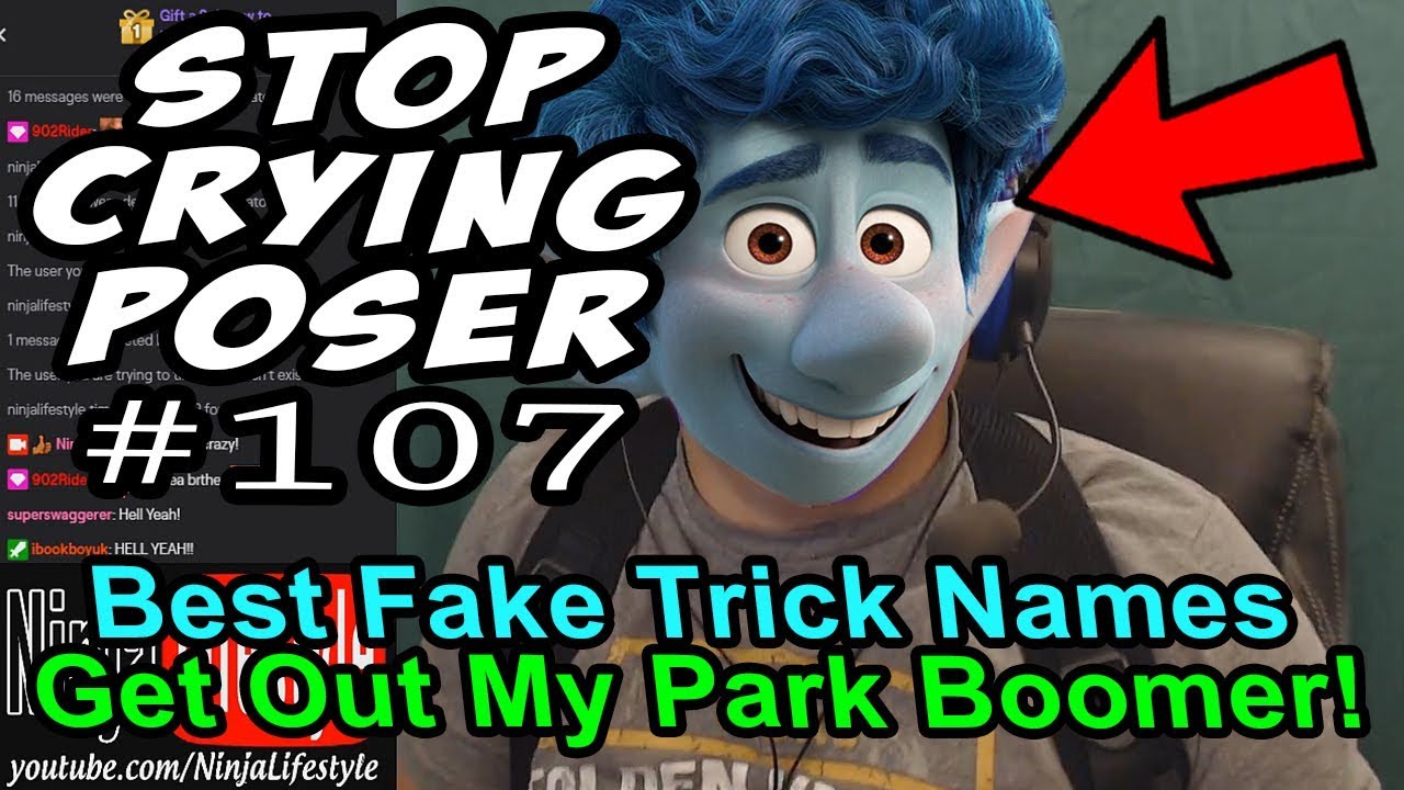 Ep. #107: Stop Crying Poser (FAKE SKATE TRICK NAMES!) - YouTube