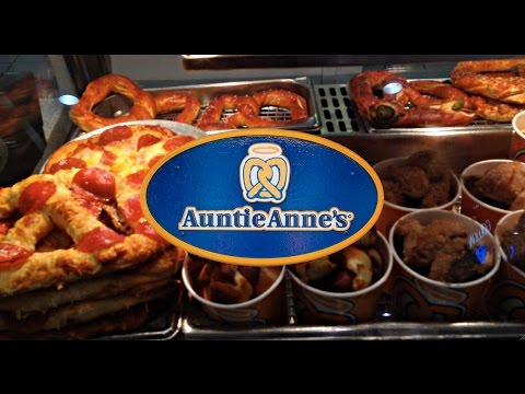 Tasty Thursday: Auntie Anne's -Pepperoni Pretzel - YouTube