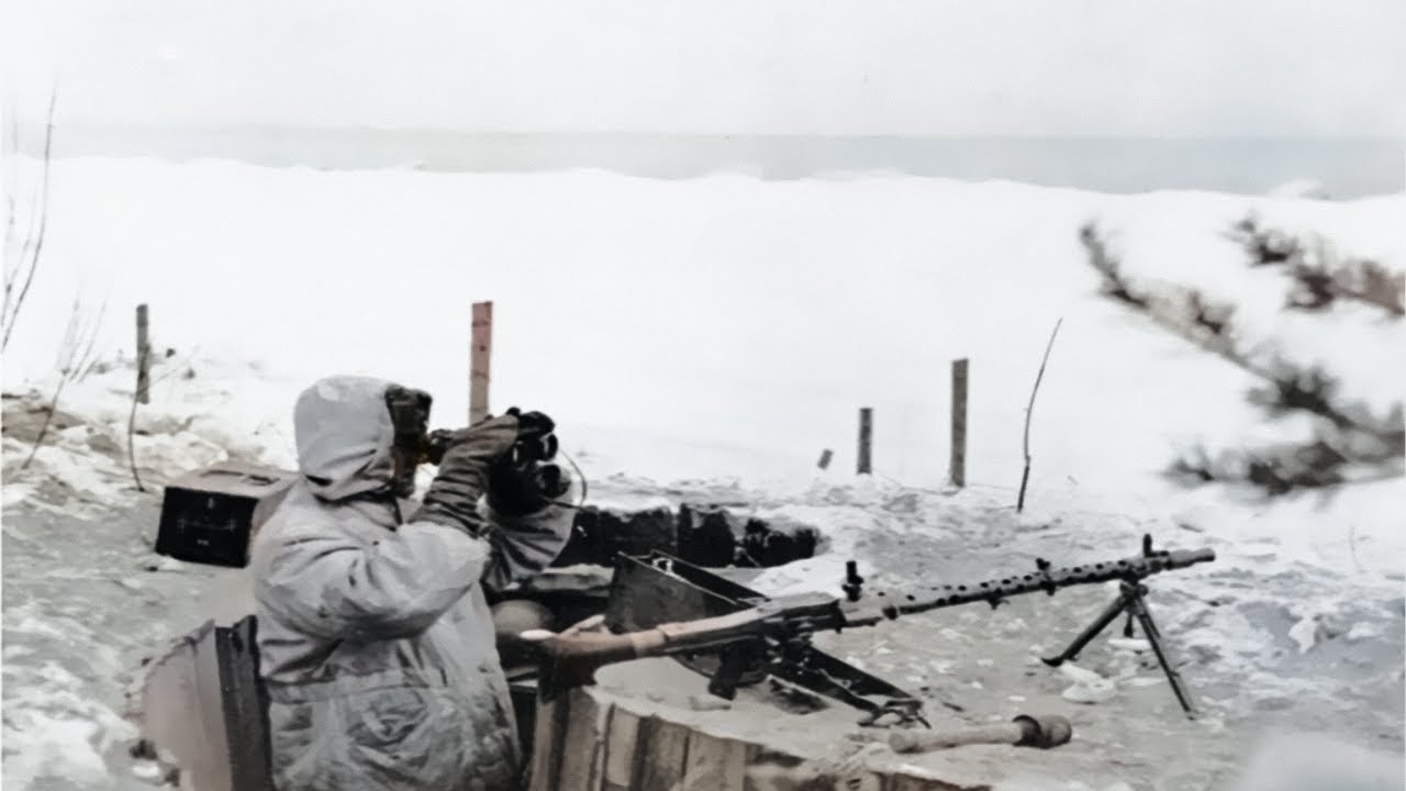 WW2 Footage: German Soldiers Gear Up for the Deadly Eastern Winter ...