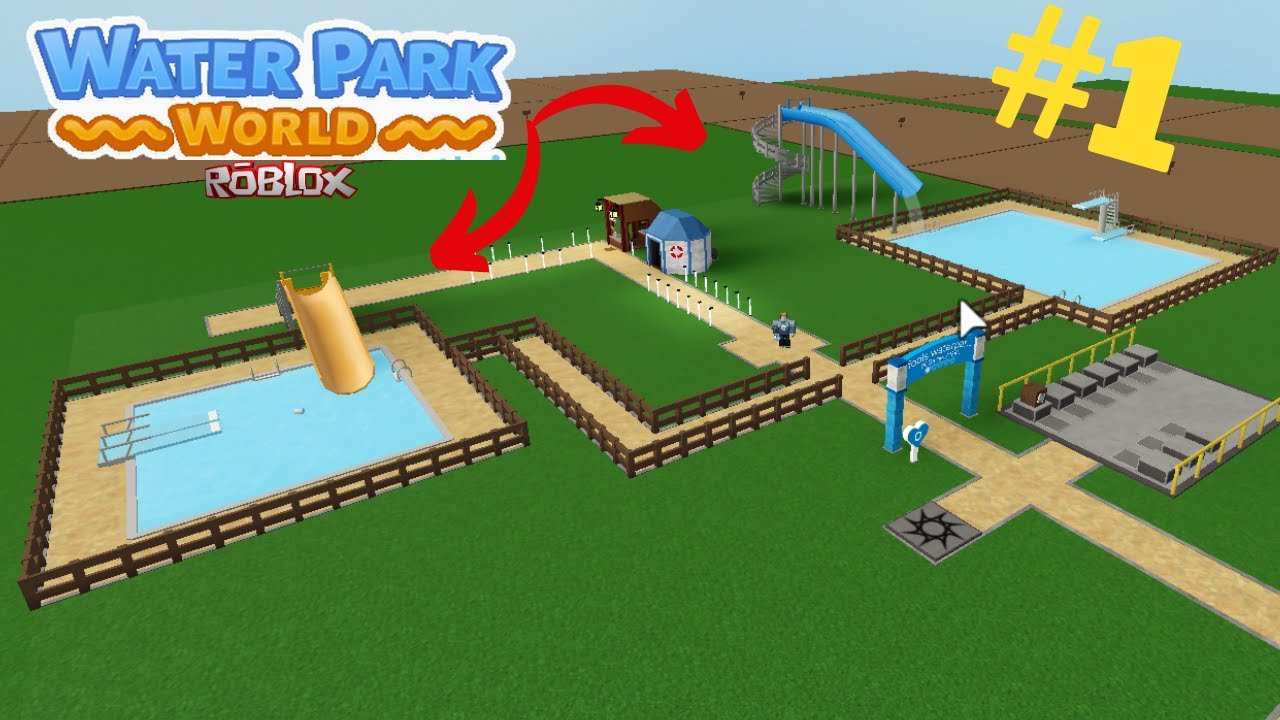Building my own waterpark in | WATER PARK WORLD| EP1 - YouTube