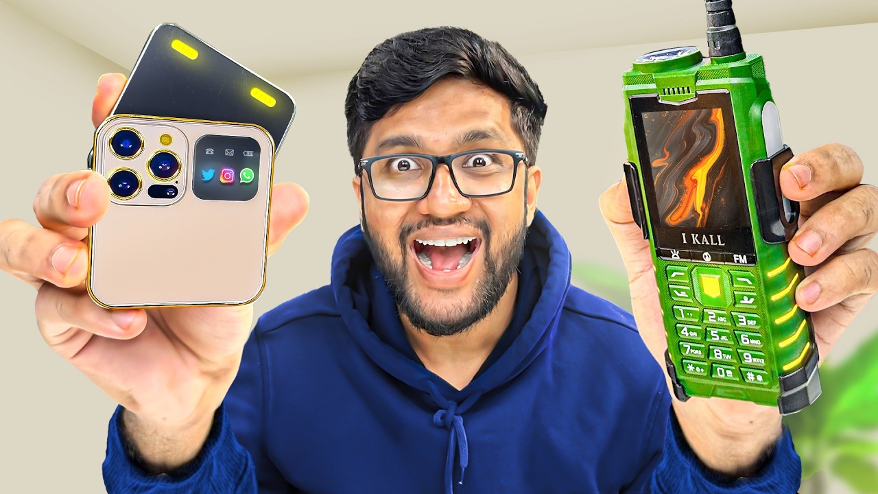 5 UNIQUE PHONES ORDERED ONLINE WITH SPECIAL FEATURES - YouTube