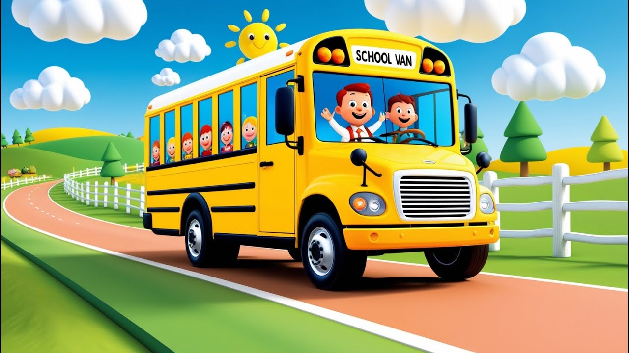 Wheels On The Van | Nursery Rhymes & Kids Songs - YouTube