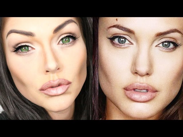 Angelina Jolie Makeup Transformation Tutorial | Saubhaya Makeup