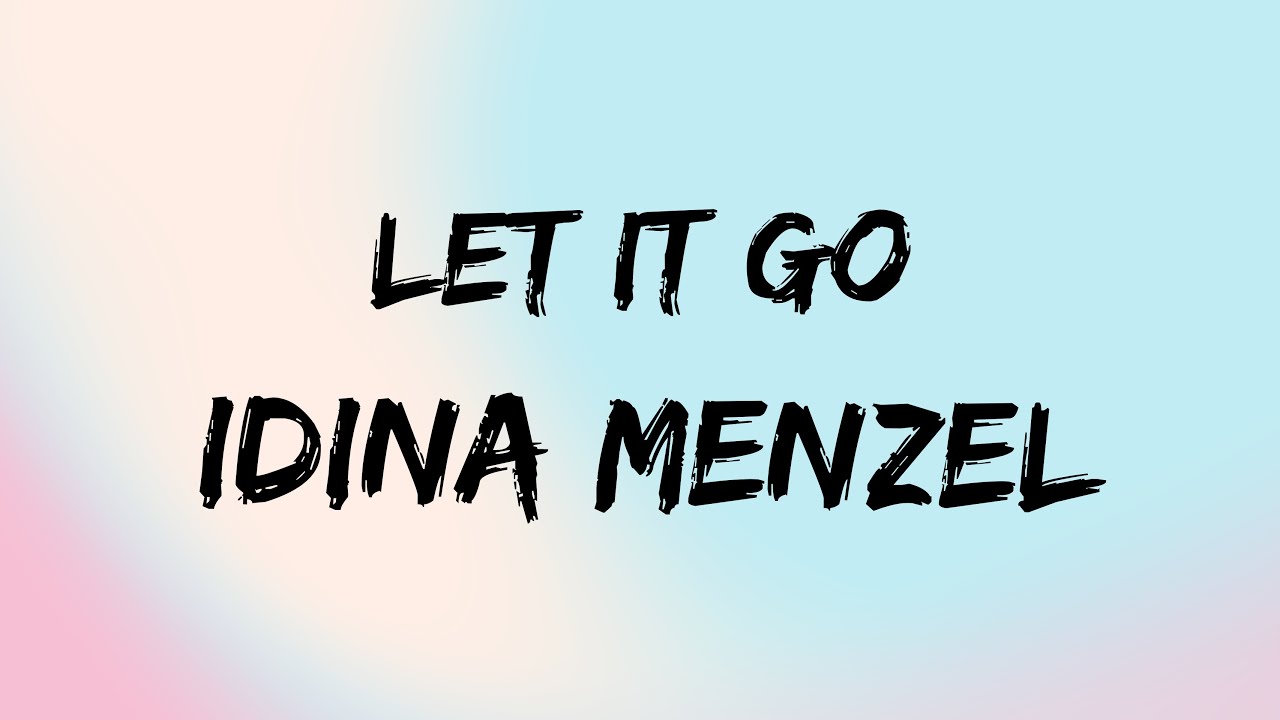 Let It Go | Idina Menzel | Full Song With Lyrics | CrazYLyricS | - YouTube