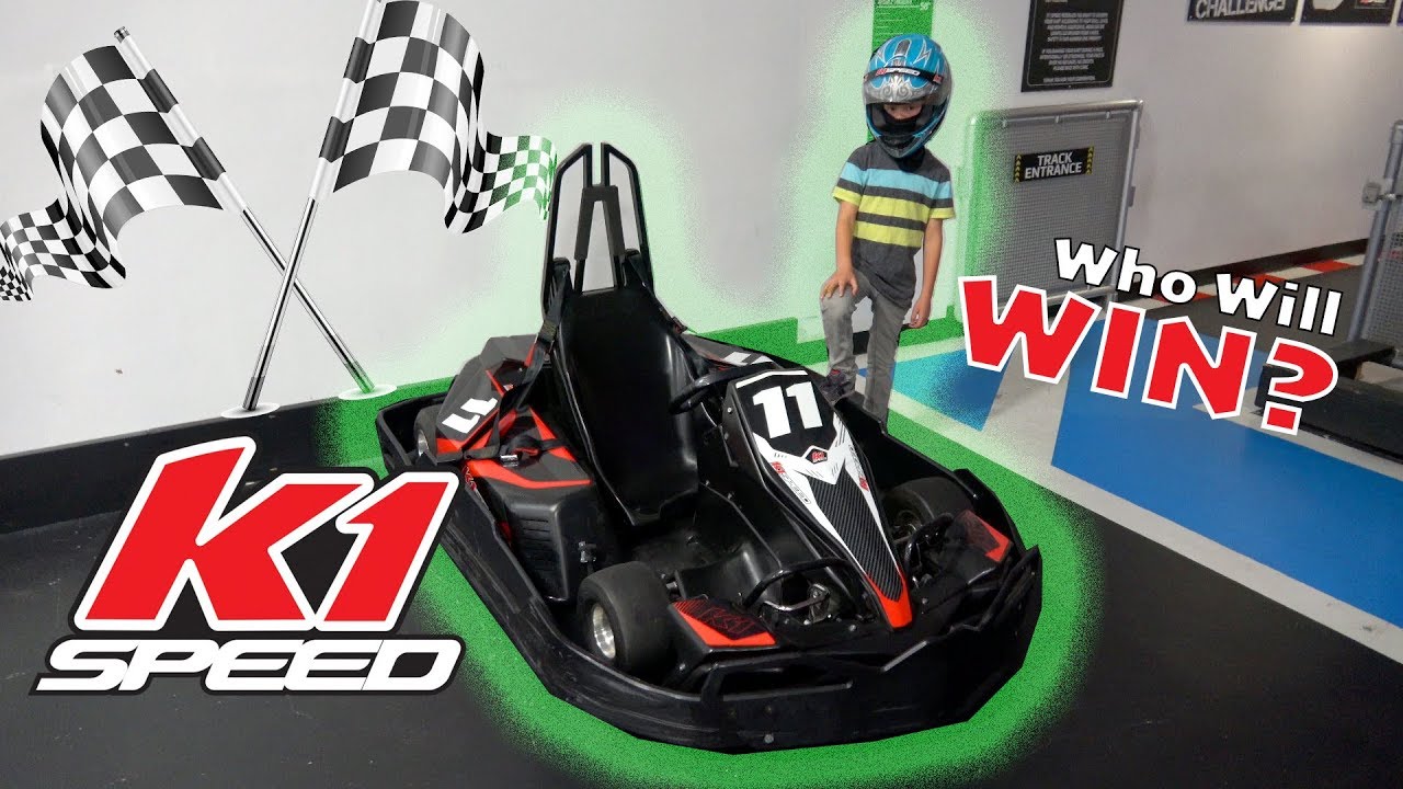 Kids learn to RACE GoKarts 🏁 - YouTube