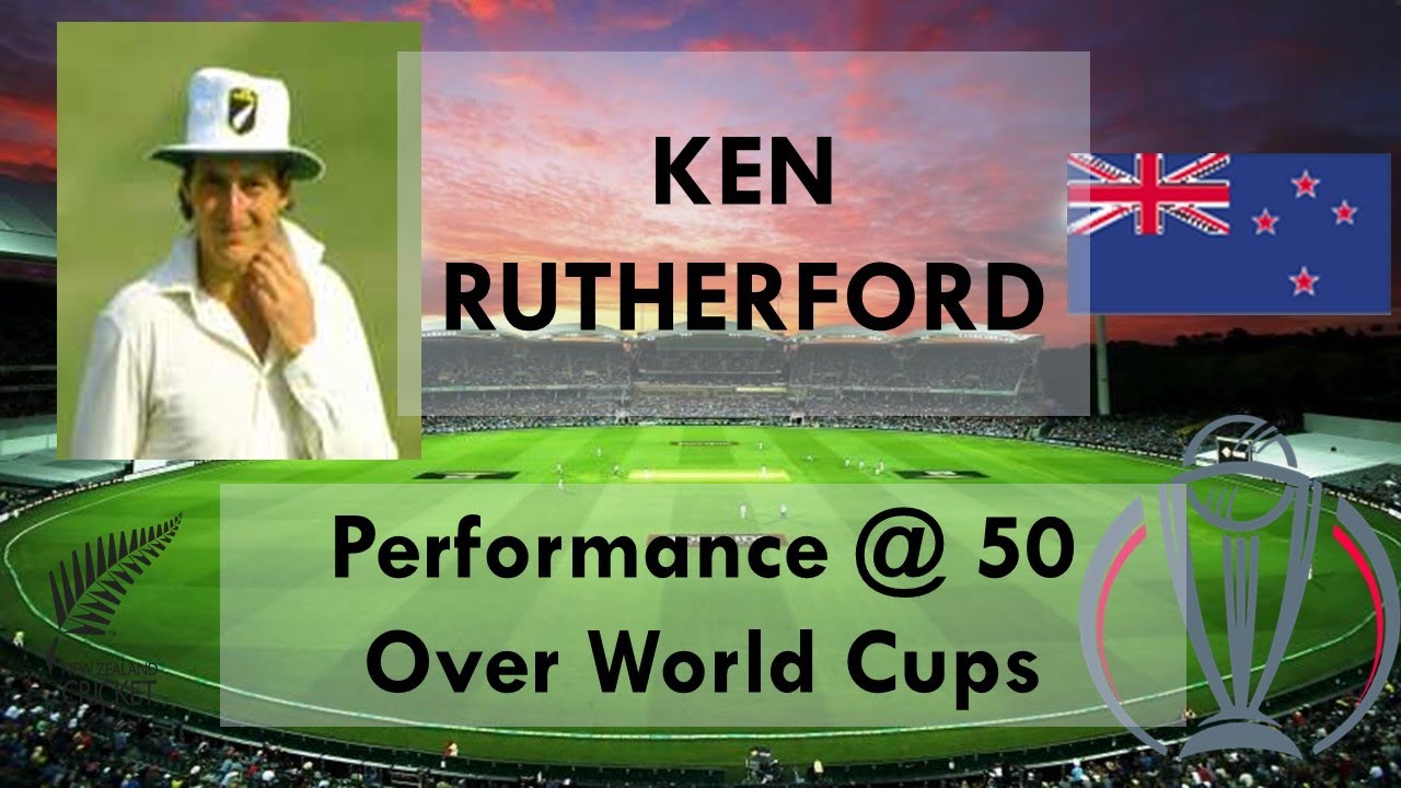 Ken Rutherford @ 50 Over World Cups - Comparison and Ranking his ...