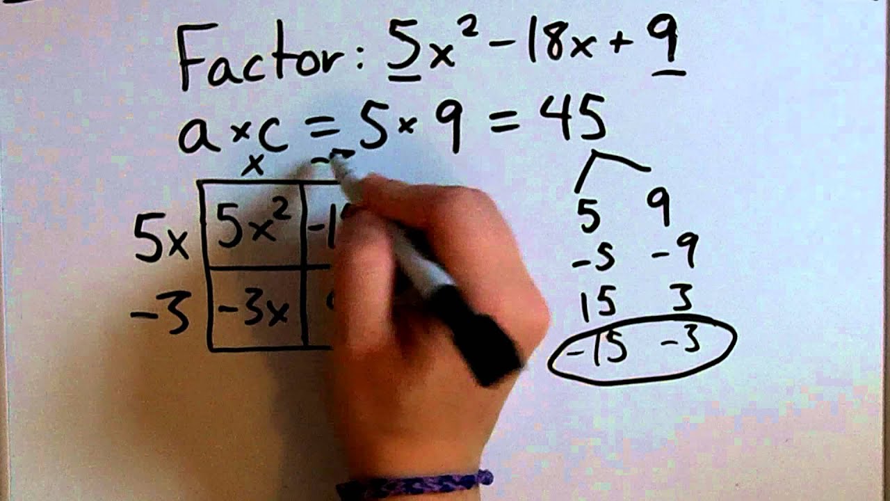 Factoring and FOIL-ing - YouTube