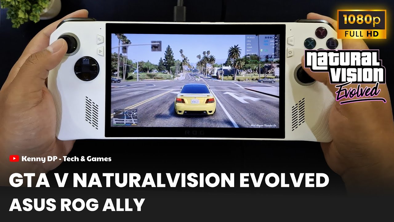 🎮 ASUS ROG ALLY | GTA 5 NATURALVISION EVOLVED | 1080p 60FPS+ 🚗💥 - YouTube