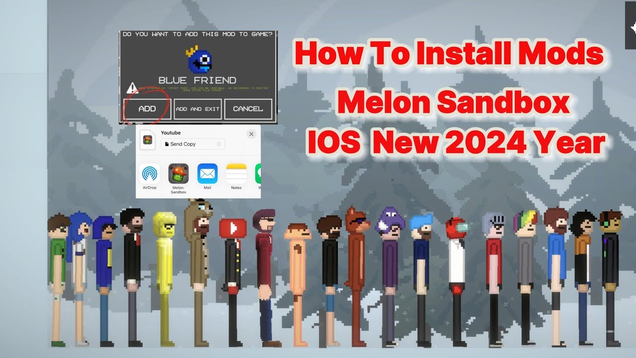 How To Install Mods Melon Sandbox IOS New 2024 Year 🔴 - YouTube
