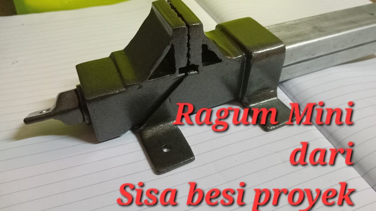 Cara buat ragum mini | ragum mini diy #carabuatragummini #ragum #catok ...