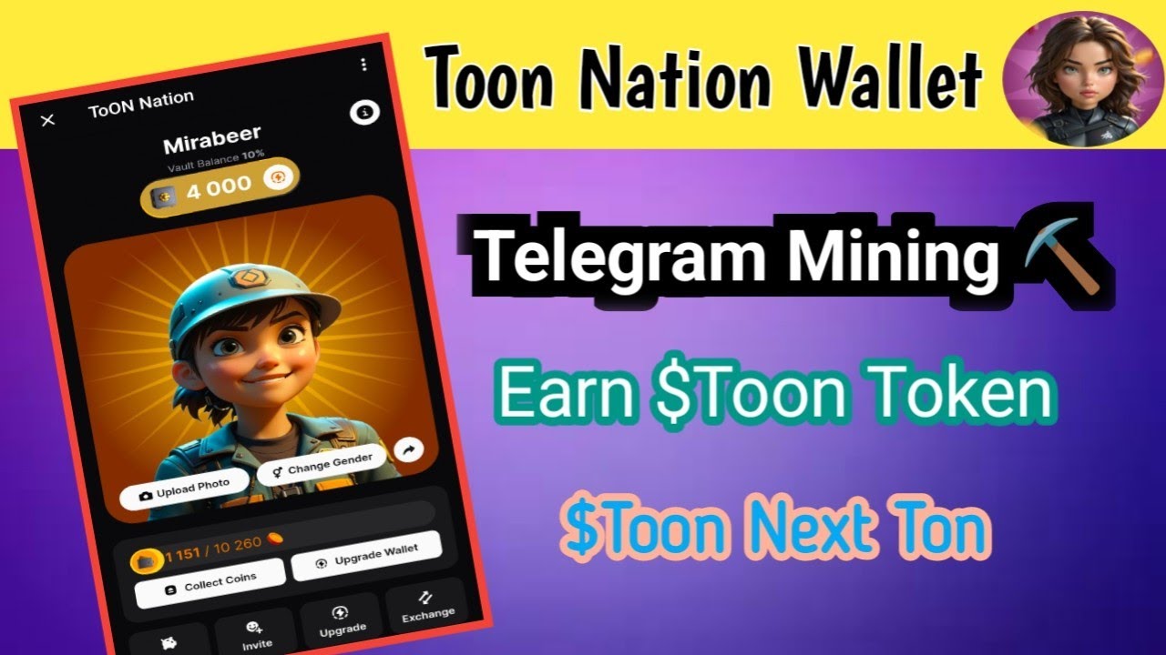 🔥Toon Nation Wallet Airdrop || Instant $Toon Token || New Telegram Mining || Listing & Withdraw ...