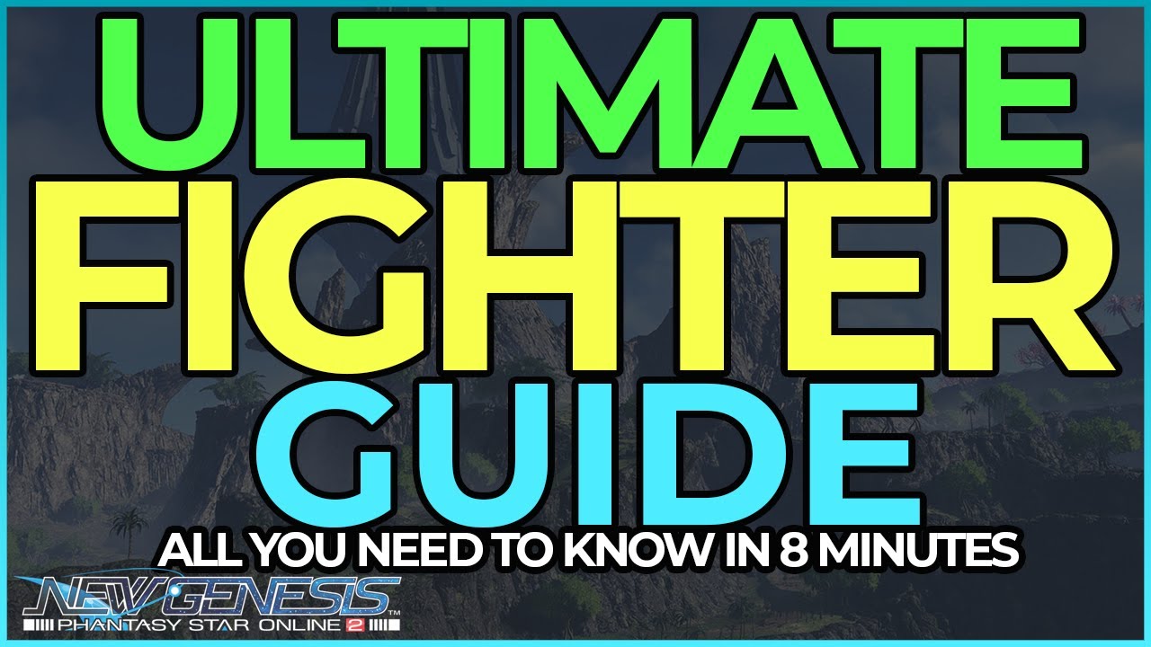 DETAILED & ADVANCED FIGHTER GUIDE! - PSO2: New Genesis (In-depth of ...