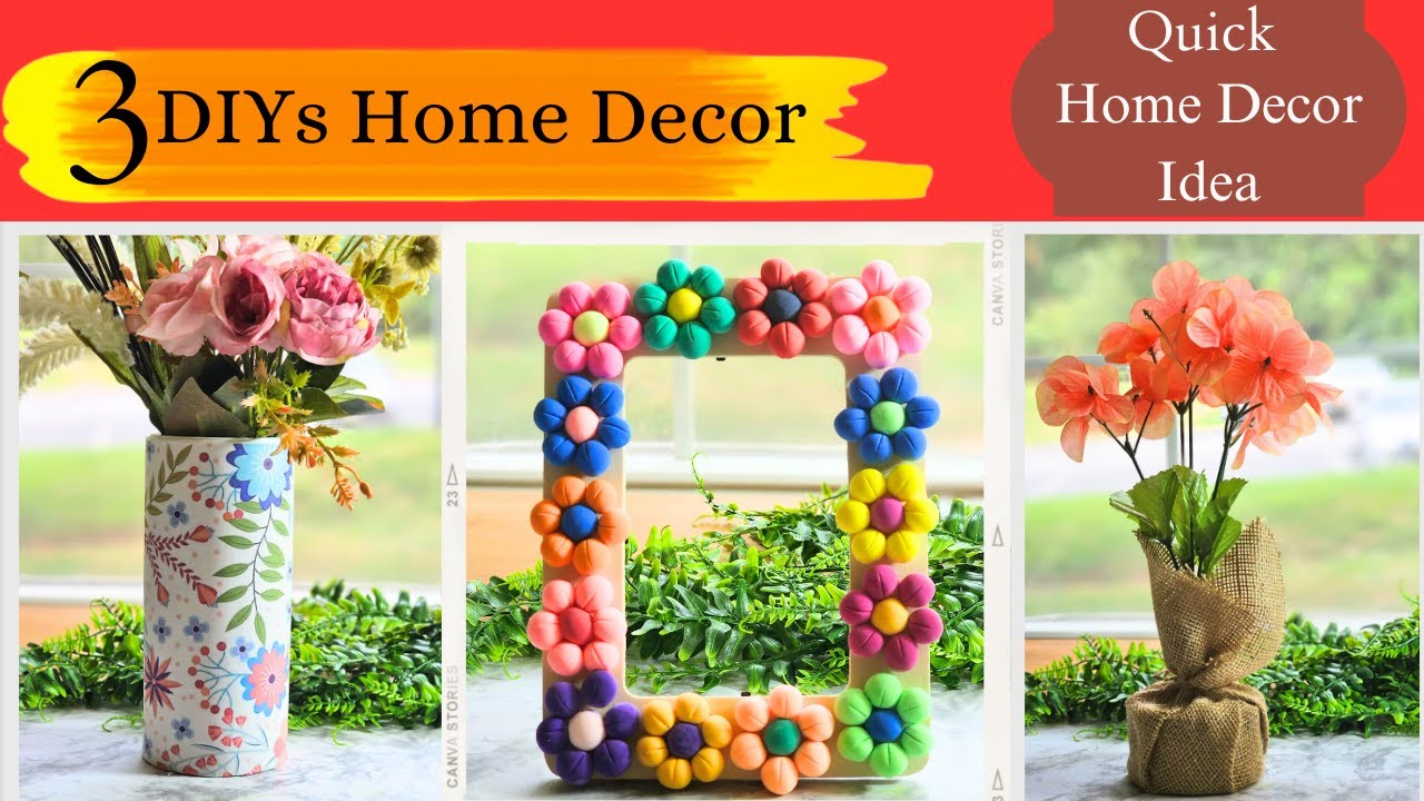 Easy & Quick Decor DIYs |Home Decor Ideas - YouTube