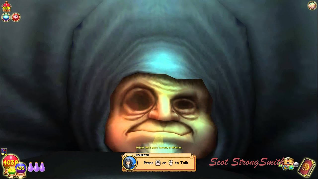 (Wizard101) A Closer Look: Dworgyn's Face - YouTube