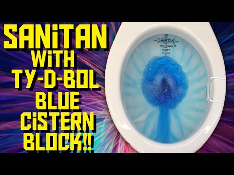 Sanitan flushing with Ty-d-Bol blue cistern block!! - YouTube