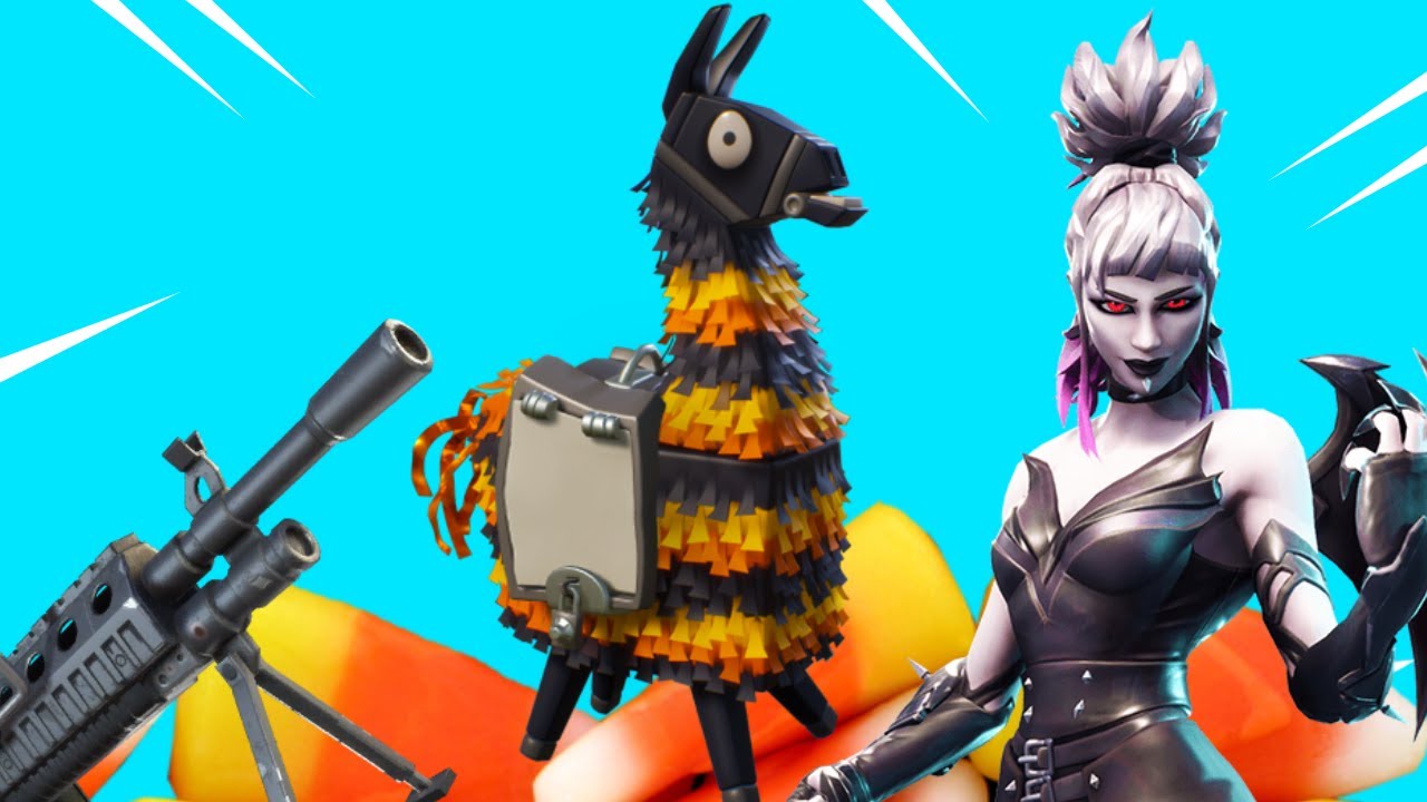CANDY CORN LMG & SANGUINE DUSK HERO! 5X Fortnitemares Llama Opening ...