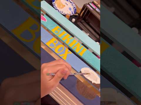 Bikini Boxes with @ellanutella1234 👙☀️🏖️🌊 #shorts #fyp #summer #art #diy