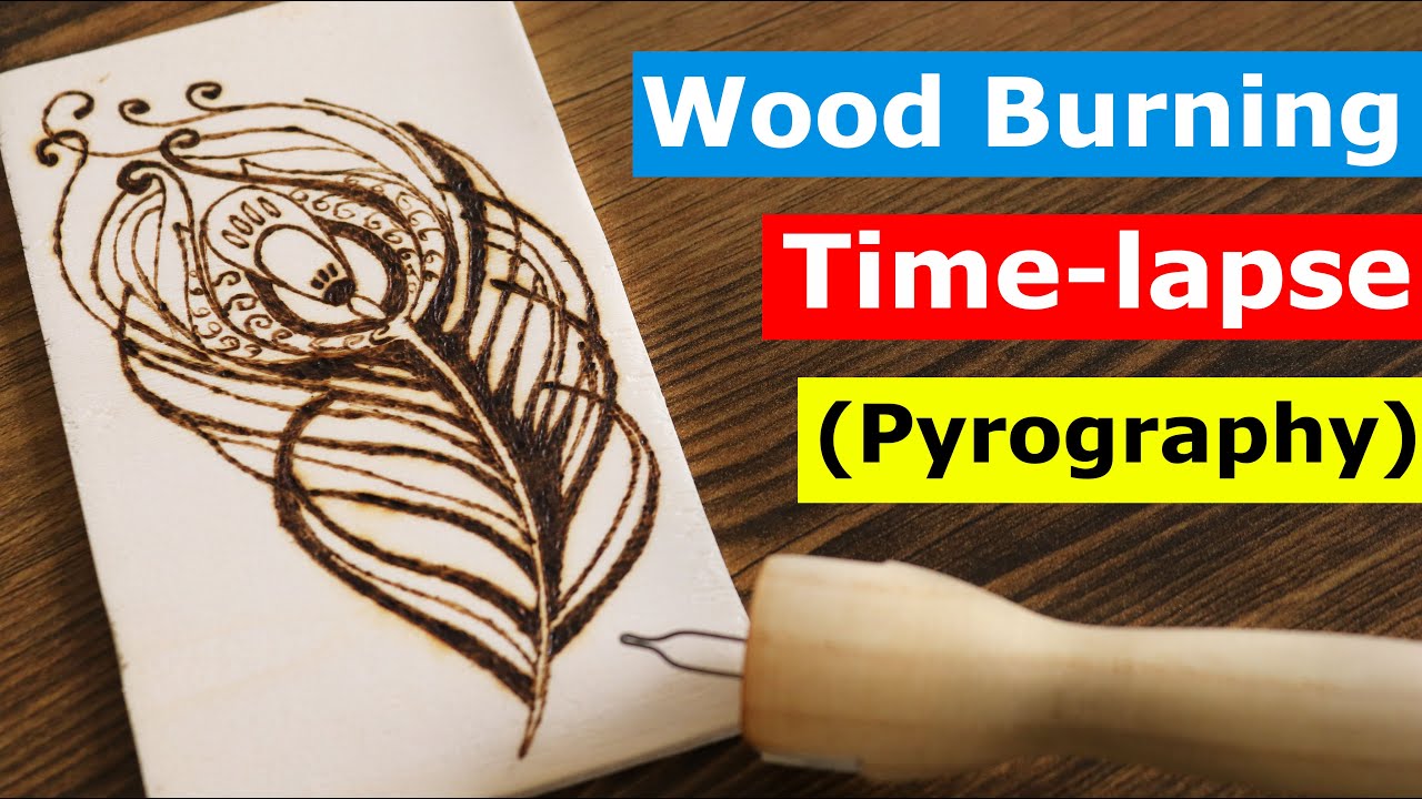 Wood Burning Art Time-Lapse |Wood Burning For Beginners |pyrography ...