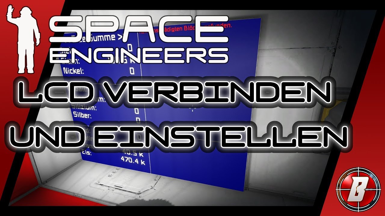LCD Verbinden und Einstellen 063 Space Engineers Start Display - YouTube