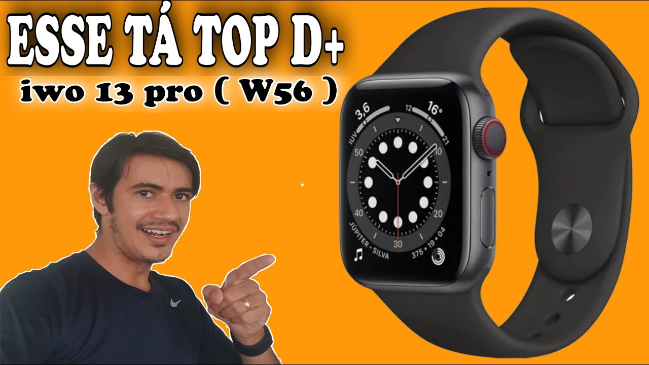Review Smartwatch iwo 13 pro ( w56 ) O mais top Já fabricado! - YouTube