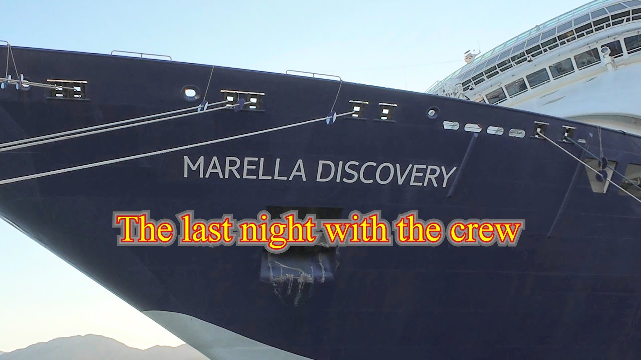 Marella Discovery last cruise night with the crew. - YouTube