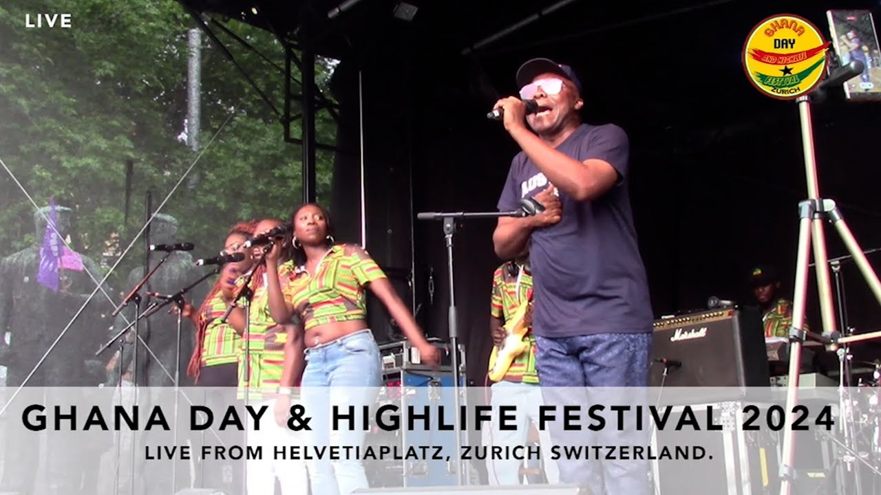 George Jahraa @ Ghana Day & Highlife Festival Zurich 2024 - YouTube